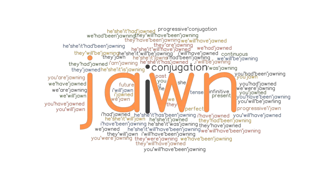 Jawn Past Tense: Verb Forms, Conjugate JAWN - GrammarTOP.com