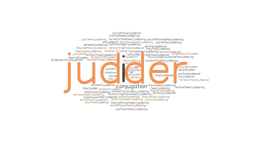 Judder Past Tense: Verb Forms, Conjugate JUDDER - GrammarTOP.com