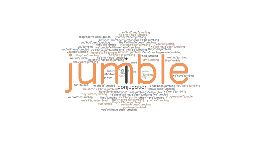 Jumble Past Tense: Verb Forms, Conjugate JUMBLE - GrammarTOP.com