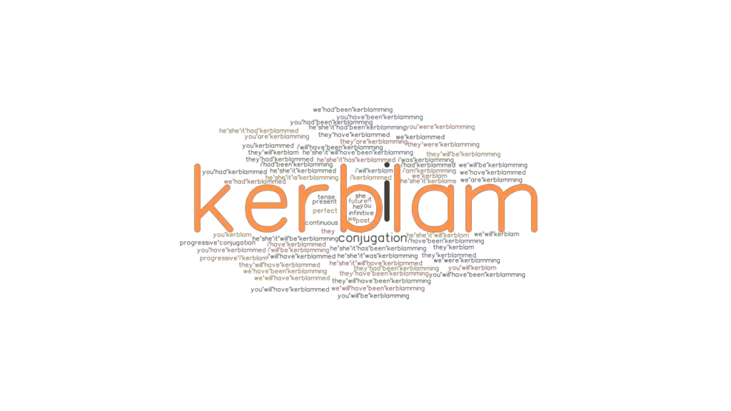 Kerblam Past Tense: Verb Forms, Conjugate KERBLAM - GrammarTOP.com