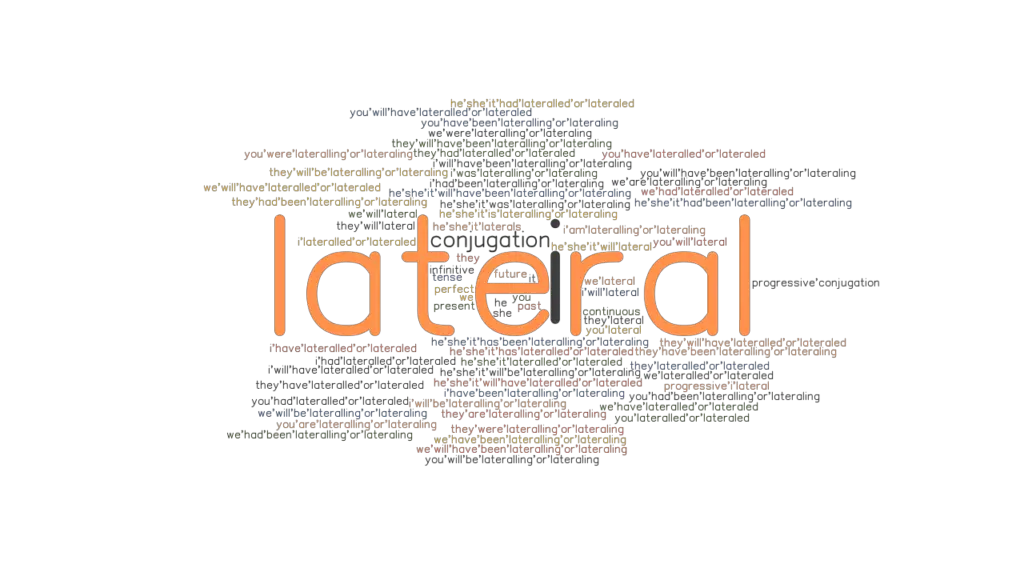 Lateral Past Tense: Verb Forms, Conjugate LATERAL - GrammarTOP.com