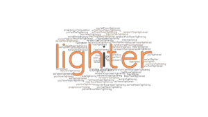 Lighter Past Tense: Verb Forms, Conjugate LIGHTER - GrammarTOP.com