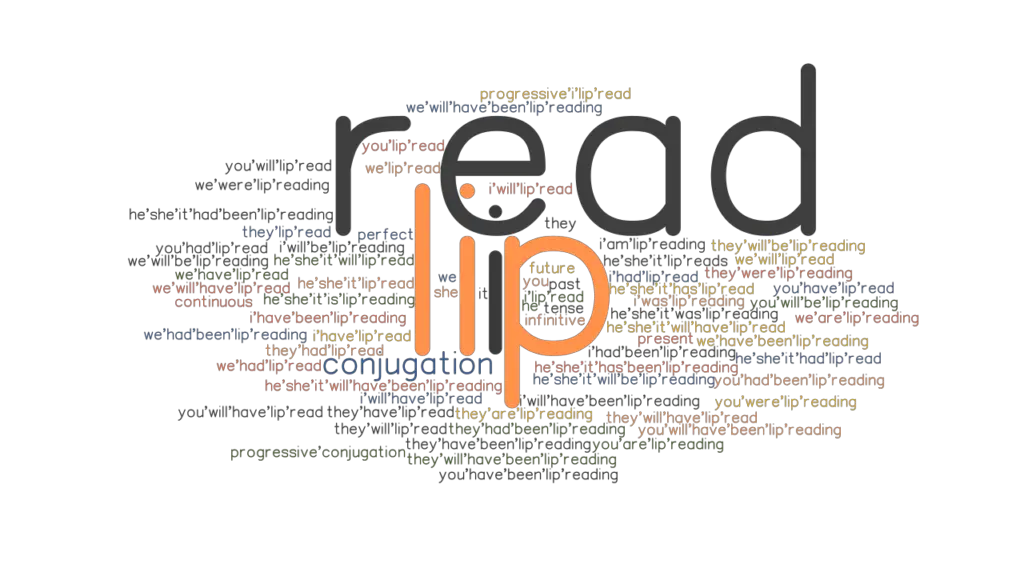 Lip-read Past Tense: Verb Forms, Conjugate LIP-READ - GrammarTOP.com