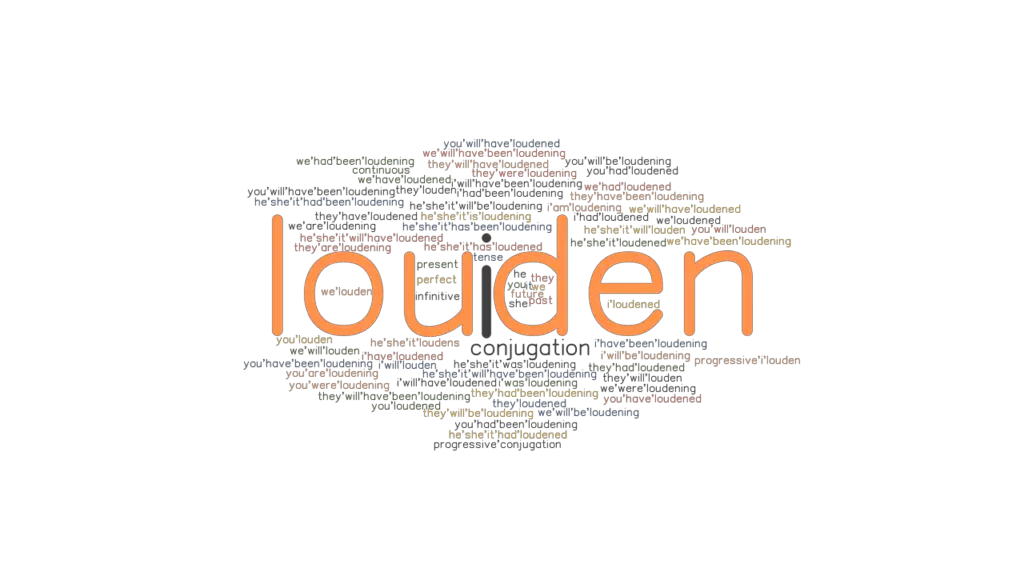 Louden Past Tense: Verb Forms, Conjugate LOUDEN - GrammarTOP.com