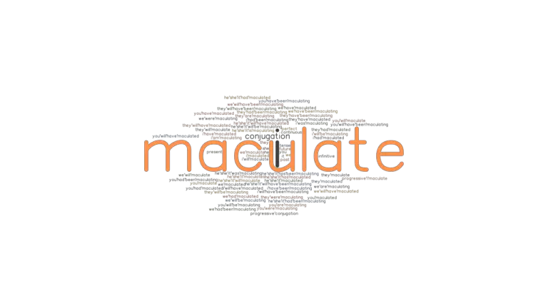 Maculate Past Tense: Verb Forms, Conjugate MACULATE - GrammarTOP.com
