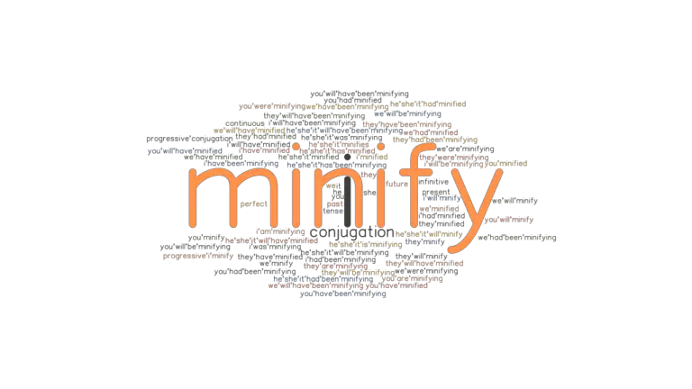 Minify Past Tense: Verb Forms, Conjugate MINIFY - GrammarTOP.com