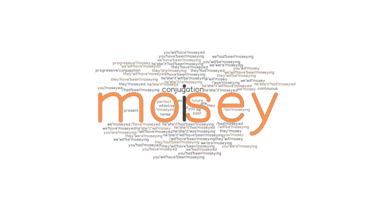 Mosey Past Tense: Verb Forms, Conjugate MOSEY - GrammarTOP.com