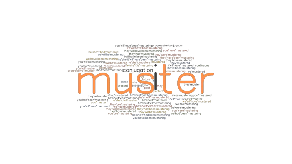 Muster Past Tense: Verb Forms, Conjugate MUSTER - GrammarTOP.com