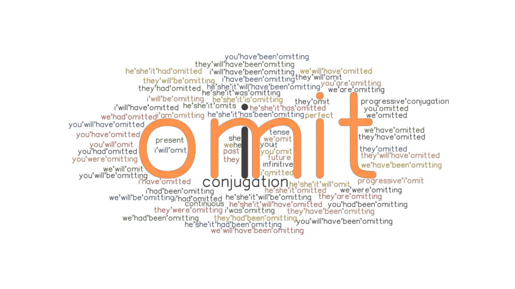 Omit Past Tense: Verb Forms, Conjugate OMIT - GrammarTOP.com