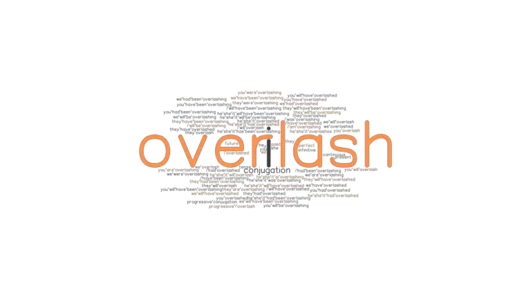 Overlash Past Tense: Verb Forms, Conjugate OVERLASH - GrammarTOP.com