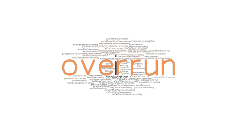 Overrun Past Tense: Verb Forms, Conjugate OVERRUN - GrammarTOP.com
