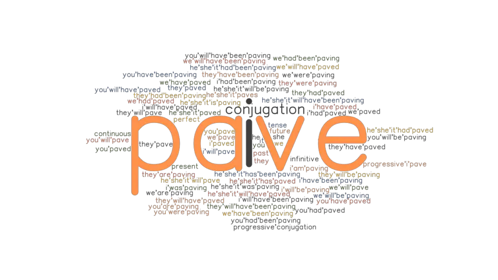 Pave Past Tense: Verb Forms, Conjugate PAVE - GrammarTOP.com