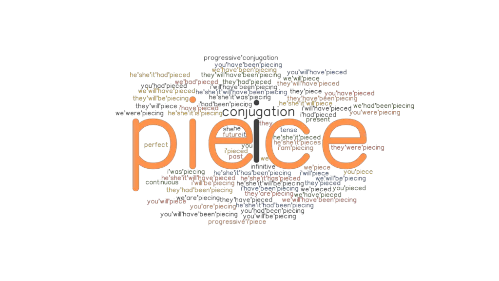 Piece Past Tense: Verb Forms, Conjugate PIECE - GrammarTOP.com