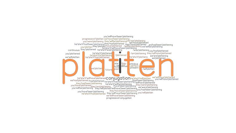 Platten Past Tense: Verb Forms, Conjugate PLATTEN - GrammarTOP.com