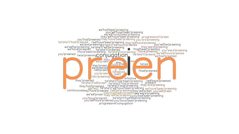 Preen Past Tense: Verb Forms, Conjugate PREEN - GrammarTOP.com