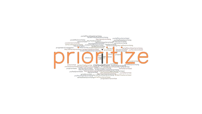 Prioritize Past Tense: Verb Forms, Conjugate PRIORITIZE - GrammarTOP.com