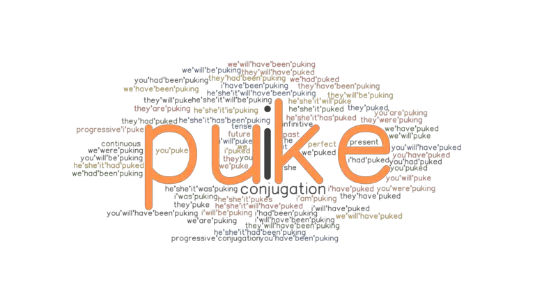 Puke Past Tense: Verb Forms, Conjugate PUKE - GrammarTOP.com
