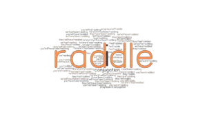 Raddle Past Tense: Verb Forms, Conjugate RADDLE - GrammarTOP.com