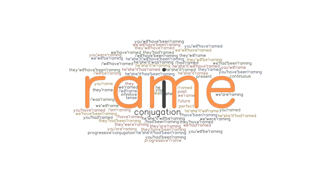 Rame Past Tense: Verb Forms, Conjugate RAME - GrammarTOP.com