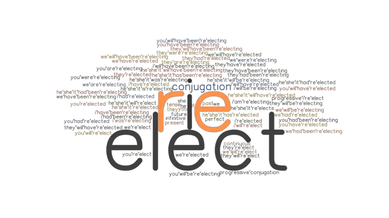 Re-elect Past Tense: Verb Forms, Conjugate RE-ELECT - GrammarTOP.com