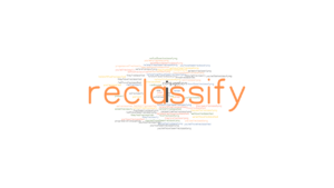 Reclassify Past Tense: Verb Forms, Conjugate RECLASSIFY - GrammarTOP.com