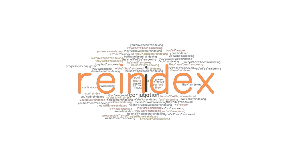 Reindex Past Tense: Verb Forms, Conjugate REINDEX - GrammarTOP.com