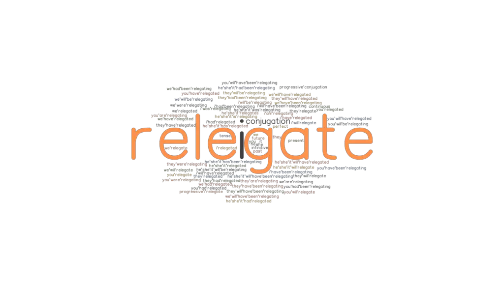 Relegate Past Tense: Verb Forms, Conjugate RELEGATE - GrammarTOP.com