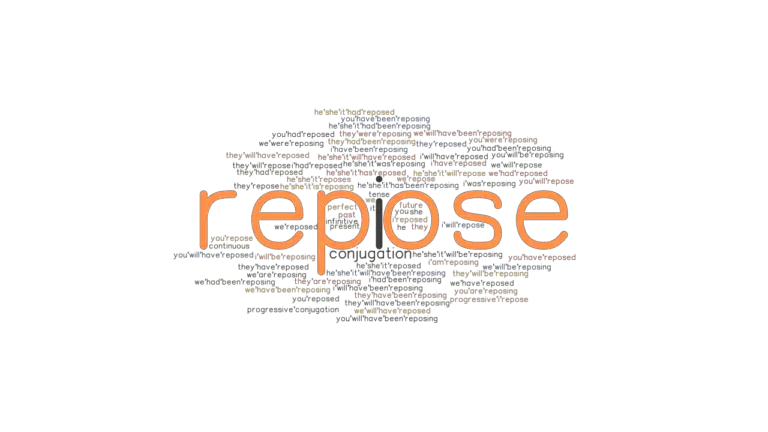 Repose Past Tense: Verb Forms, Conjugate REPOSE - GrammarTOP.com