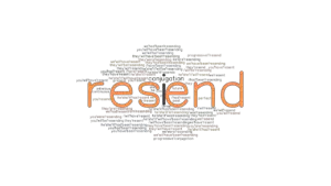 Resend Past Tense: Verb Forms, Conjugate RESEND - GrammarTOP.com