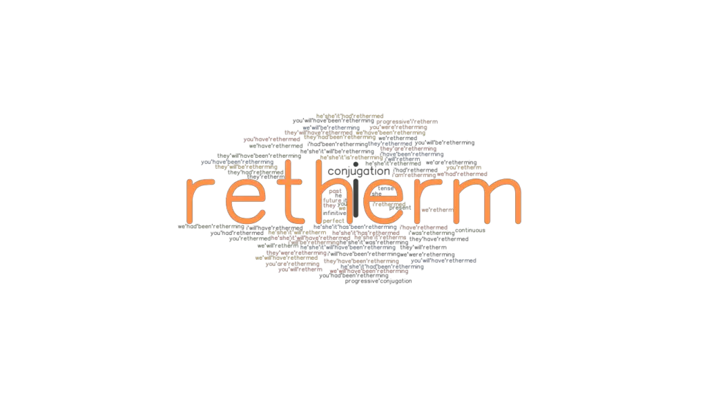 Retherm Past Tense: Verb Forms, Conjugate RETHERM - GrammarTOP.com