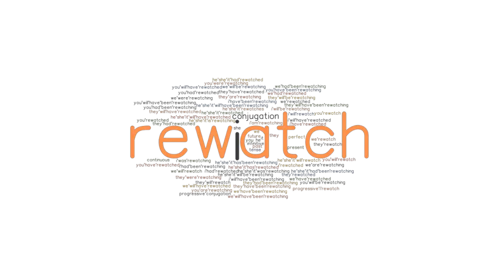 Rewatch Past Tense: Verb Forms, Conjugate REWATCH - GrammarTOP.com