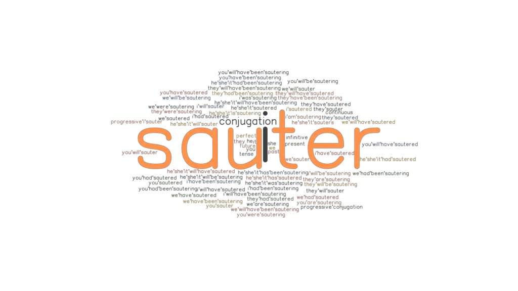 Sauter Past Tense: Verb Forms, Conjugate SAUTER - GrammarTOP.com