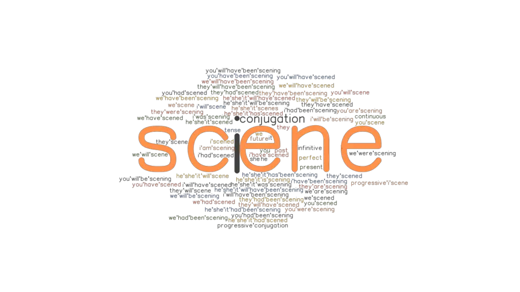 Scene Past Tense: Verb Forms, Conjugate SCENE - GrammarTOP.com