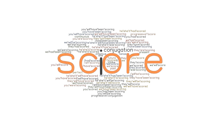 Score Past Tense: Verb Forms, Conjugate SCORE - GrammarTOP.com