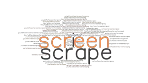 Screen-scrape Past Tense: Verb Forms, Conjugate SCREEN-SCRAPE ...
