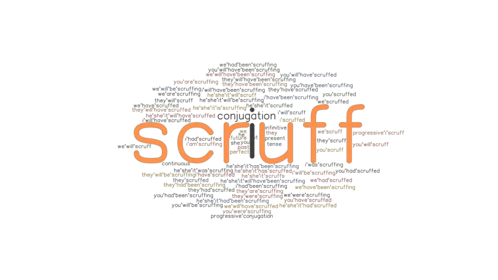 Scruff Past Tense: Verb Forms, Conjugate SCRUFF - GrammarTOP.com
