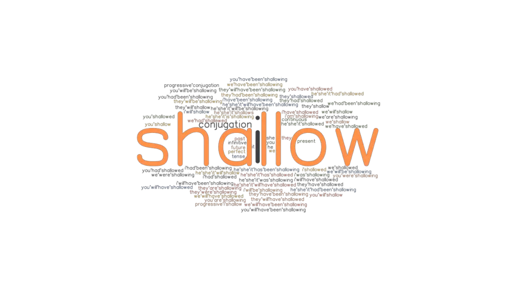 Shallow Past Tense: Verb Forms, Conjugate SHALLOW - GrammarTOP.com