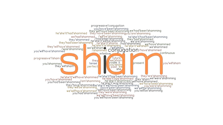 Sham Past Tense: Verb Forms, Conjugate SHAM - GrammarTOP.com
