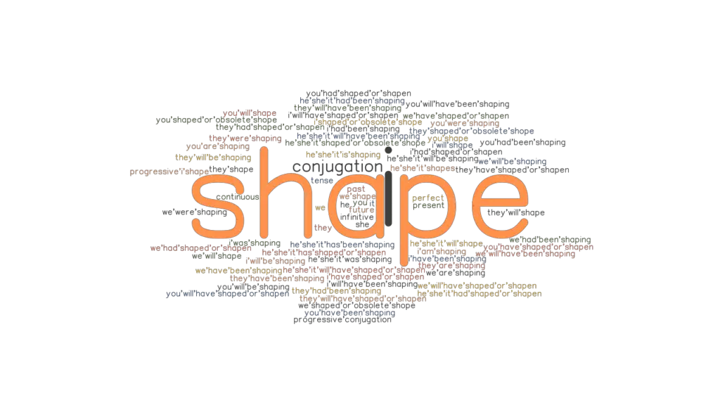 Shape Past Tense: Verb Forms, Conjugate SHAPE - GrammarTOP.com