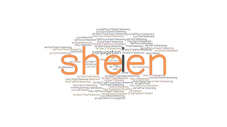Sheen Past Tense: Verb Forms, Conjugate SHEEN - GrammarTOP.com