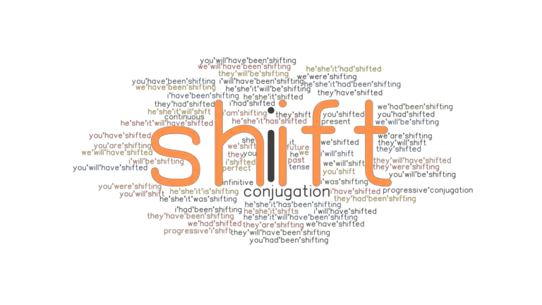 Shift Past Tense: Verb Forms, Conjugate SHIFT - GrammarTOP.com