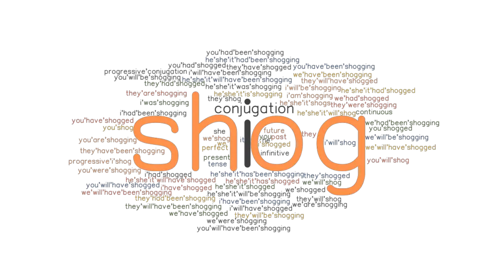 Shog Past Tense: Verb Forms, Conjugate SHOG - GrammarTOP.com