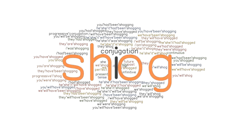 Shog Past Tense: Verb Forms, Conjugate SHOG - GrammarTOP.com