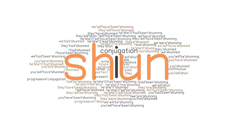 Shun Past Tense: Verb Forms, Conjugate SHUN - GrammarTOP.com