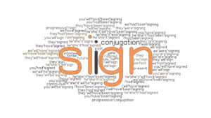 Sign Past Tense: Verb Forms, Conjugate SIGN - GrammarTOP.com
