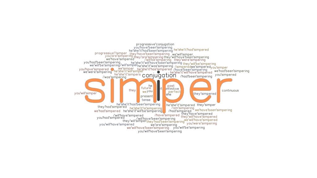 Simper Past Tense: Verb Forms, Conjugate SIMPER - GrammarTOP.com