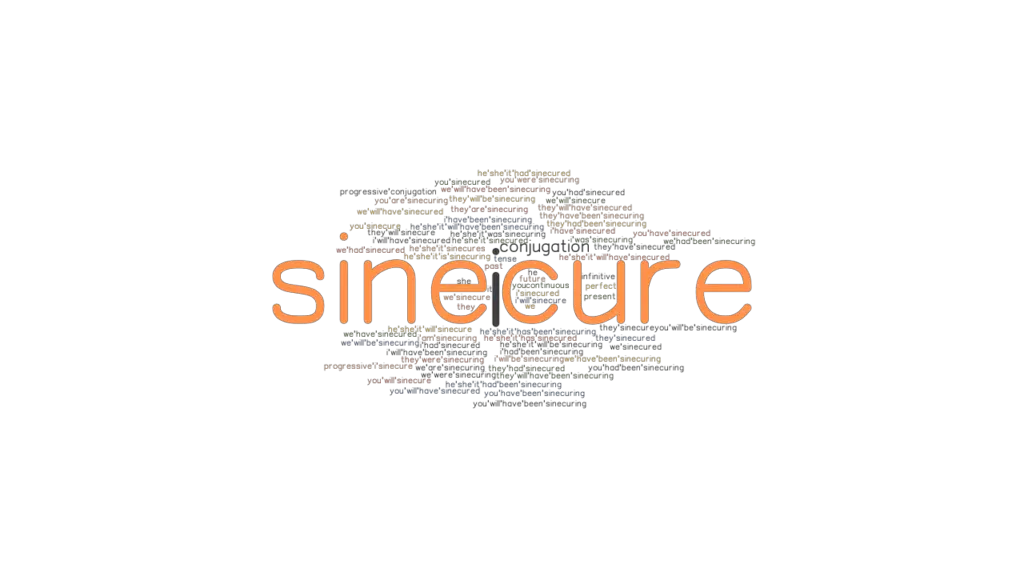 Sinecure Past Tense: Verb Forms, Conjugate SINECURE - GrammarTOP.com