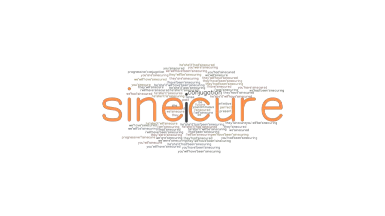 Sinecure Past Tense: Verb Forms, Conjugate SINECURE - GrammarTOP.com