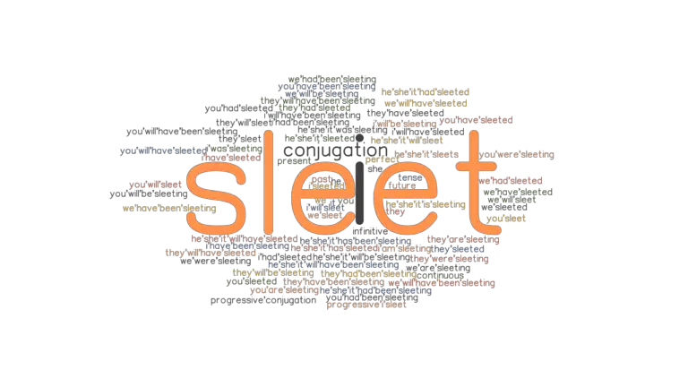 Sleet Past Tense: Verb Forms, Conjugate SLEET - GrammarTOP.com