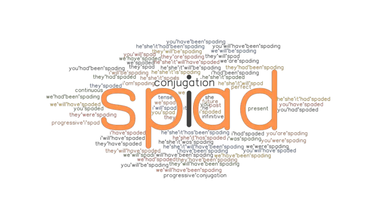 Spad Past Tense: Verb Forms, Conjugate SPAD - GrammarTOP.com